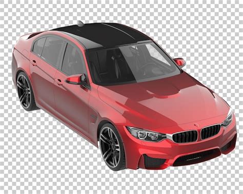 Premium PSD Modern Car On Transparent Background 3d Rendering