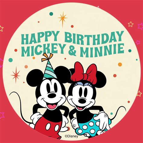 Happy Birthday Mickey Mouse And Minnie Mouse Fandom