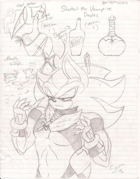 Vampire Shadow Sketches SEXY Shadow The Hedgehog Fan Art 37665206