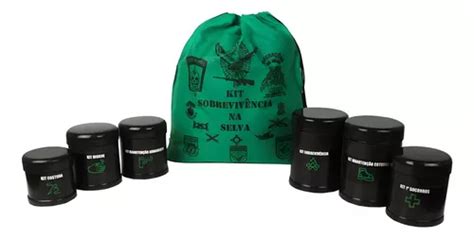 Kit De Sobreviv Ncia Na Selva Completo Militar Comandos Parcelamento