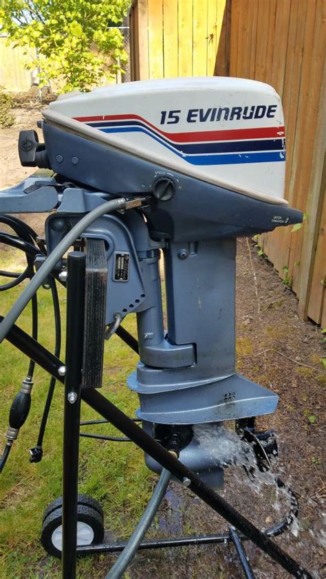 Outboard Motor 15 Hp Evinrude 2 Stroke Short Shaft For Sale In