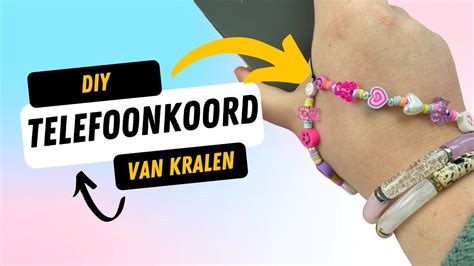 TELEFOON KOORDJE MAKEN VAN KRALEN DIY YouTube