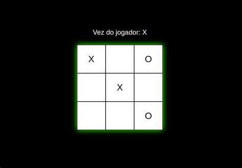 Github Douglas Marcal Tic Tac Toe Javascript Jogo Da Velha