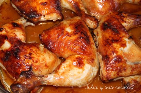 JULIA Y SUS RECETAS Muslos De Pollo En Salsa Barbacoa