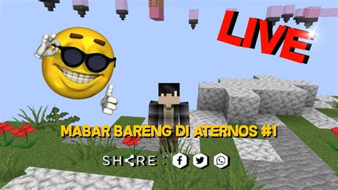 LIVE 1 MABAR DI SERVER MINECRAFT LIVE INDONESIA YouTube