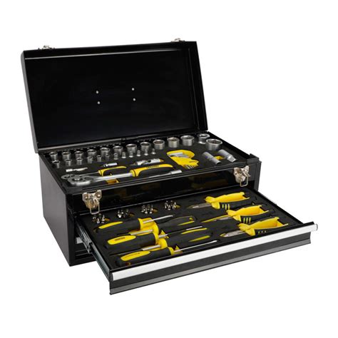 CAJA DE HERRAMIENTAS METALICA BAROVO CON 90 PIEZAS Pintolindo
