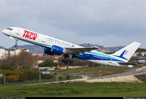 D4 CBP TACV Cabo Verde Airlines Boeing 757 2Q8 Photo By Carlos Seabra