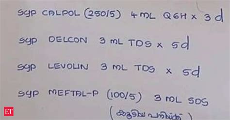 Doctor Handwriting Kerala Doctor S Neat Handwriting Makes Him A Hit On