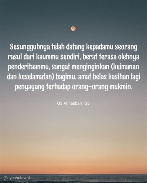 Surat At Taubah Ayat 128 129 Latin Ilmu