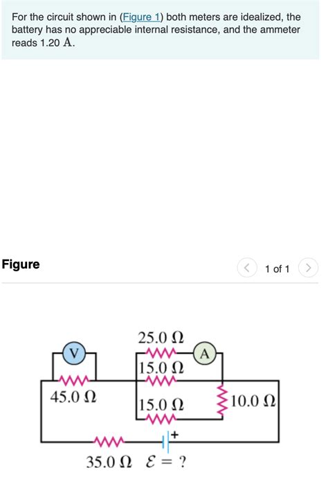 Solved For The Circuit Shown In Figure 1 Both Meters Are Chegg
