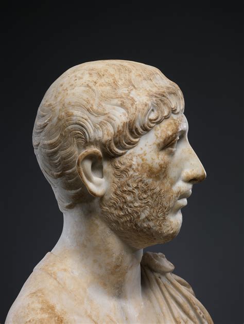 Marble Portrait Bust Of A Man Roman Late Trajanic Or Early