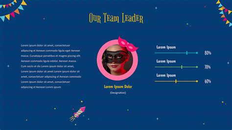 Team Leader Introduction Slide Of Free Carnival Slide Templates Slidekit
