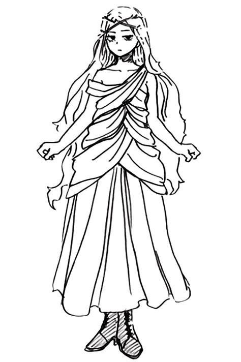 Ibara Shiozaki From My Hero Academia Coloring Page Printable Coloring