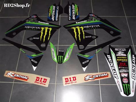 Kit Déco Kawasaki KXF 250 2009 à 2012 Rd2shop