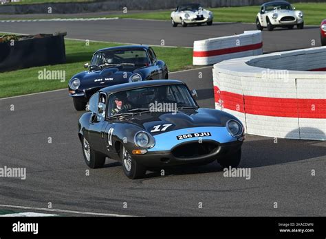Richard Meins Rob Huff Jaguar E Type FHC Stirling Moss Memorial