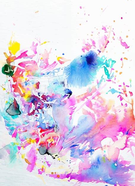 Fondo abstracto vectorial con un colorido diseño de salpicaduras de