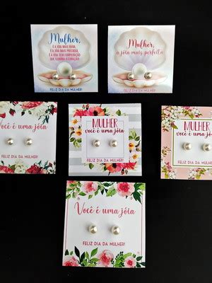Cartão para brinco dia da mulher arquivo digital Compre Produtos