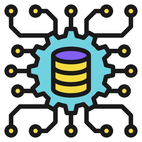 Icono De Ciencia De Los Datos Becris Lineal Color