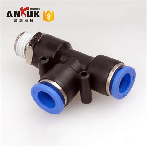 Pd Tube Quick Pneumatic Connector Push Pipe Plastic Air Hose China