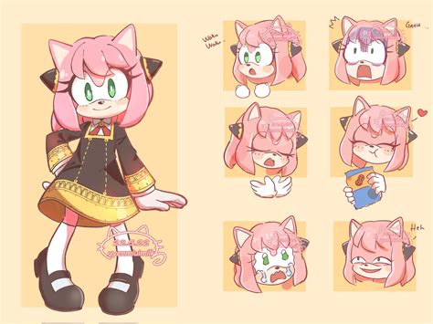 Amy Rose X Anya Forger Sonic The Hedgehog Wallpaper 44477679