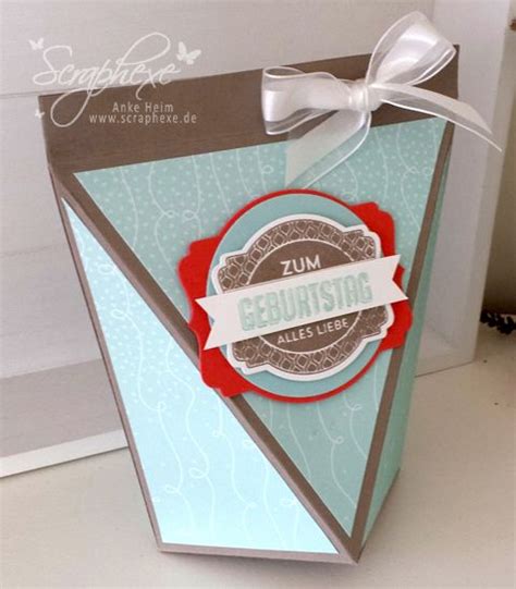 Selbstschließende Box mit Anleitung Geschenke Geschenkbox basteln