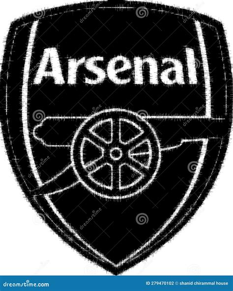 Arsenal Logo Icon Isolated On White Editorial Photography
