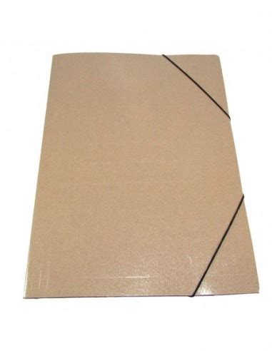 Carpeta Solapas Oficio Con Elastico Marron