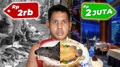 Nyobain Ikan Goreng Rp2 000 VS Rp2 000 000 YouTube