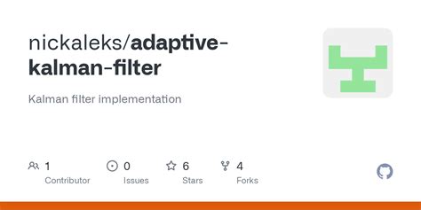 Github Nickaleks Adaptive Kalman Filter Kalman Filter Implementation
