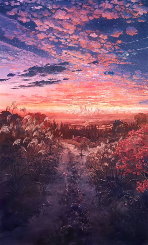 Anime Scenery Phone Wallpapers Top Free Anime Scenery Phone
