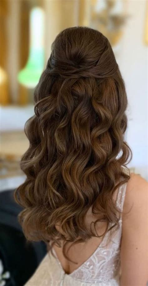 57 Different Wedding Hairstyles For Any Length Half Up Half Down