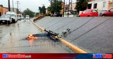 Hoy Tamaulipas Caen Postes De Luz Y Telefonia En Tampico Por Lluvias