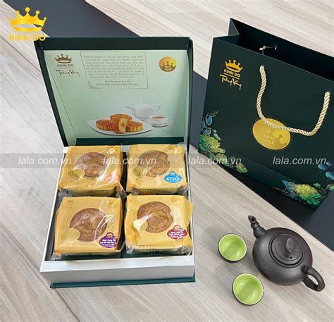 Bánh Trung Thu Kinh Đô Trăng Vàng Hồng Ngọc An Lành Thượng Hạng Hộp 4