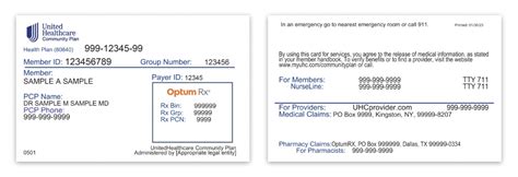 Your Member ID Card UnitedHealthcare Understanding Your Health