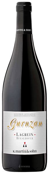 K Martini Sohn Gurnzan Lagrein Rueslhofer Vivino US