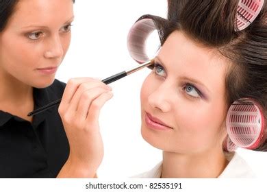 Makeup Artist Woman Fashion Model Apply Stock Photo 82535191 Shutterstock