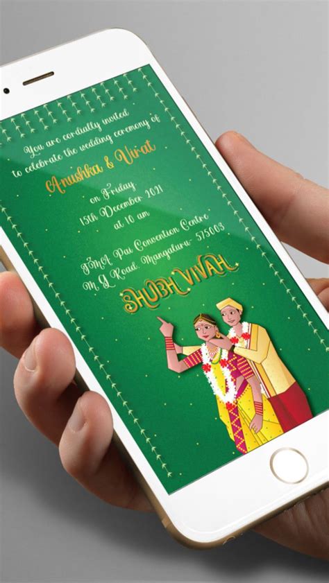 Shubh Vivah Wedding Invitation Template Indian Wedding Wedding