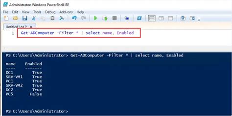 get adcomputer how to get all ad computers with powershell
