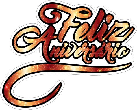 Kit digital feliz aniversário letreiros dourados 10 ideias