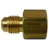 Everbilt 1 2 In Flare X 1 2 In FIP Brass Adapter Fitting 801359 The
