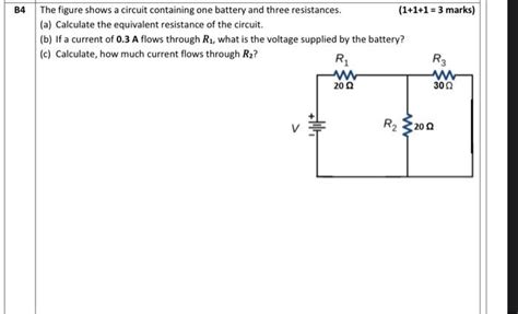 Solved The Figure Shows A Circuit Containing One Battery And Chegg