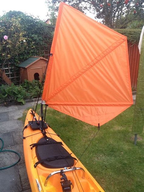 My DIY Kayak Sail Yakdiver Blog BoatPlansPontoon Kajakausrüstung