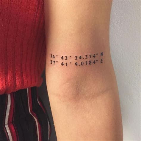 31 Very Stylish Coordinate Tattoos For Cool BodyArt Coordinate Tattoo