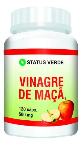Vinagre de sidra de manzana en cápsulas de 500 mg tarro de 120