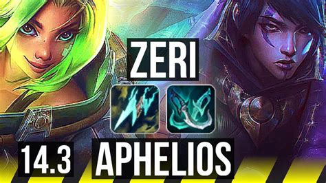ZERI Zyra Vs APHELIOS Janna ADC 11 0 6 Legendary KR Master