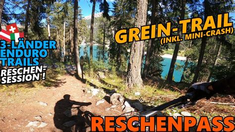 3 LÄNDER ENDURO TRAILS Grein Trail Richtung Reschensee Mountainbike