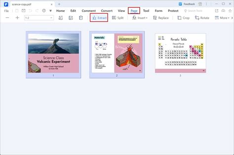 how to extract pages from pdf in adobe acrobat