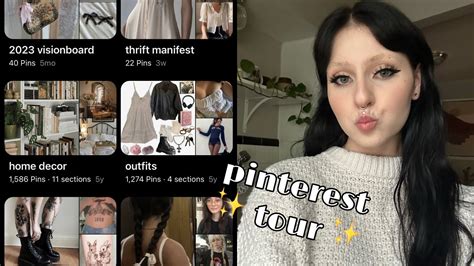 Pinterest Tour A Deep Dive Into My Visionboards Youtube