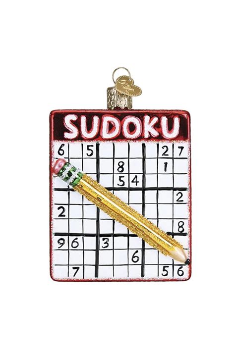 Køb sudoku julekugle Se det fine sudoku juleophæng online hos M W