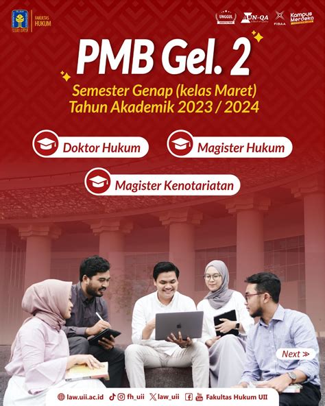 Pengumuman Hasil Penerimaan Mahasiswa Baru Gelombang 2 Kelas Maret 2024